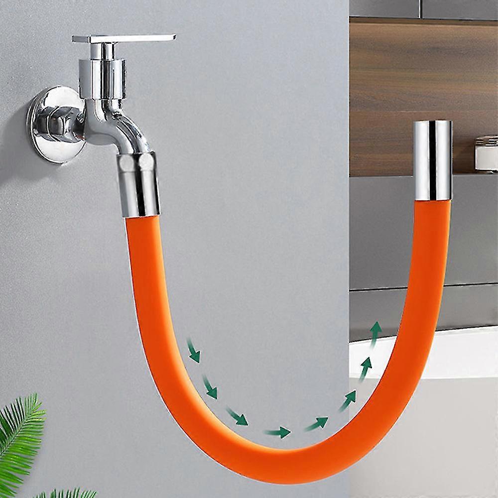360 Degree Rotation Faucet Extender Pipe Kitchen Tap Extension Long ...