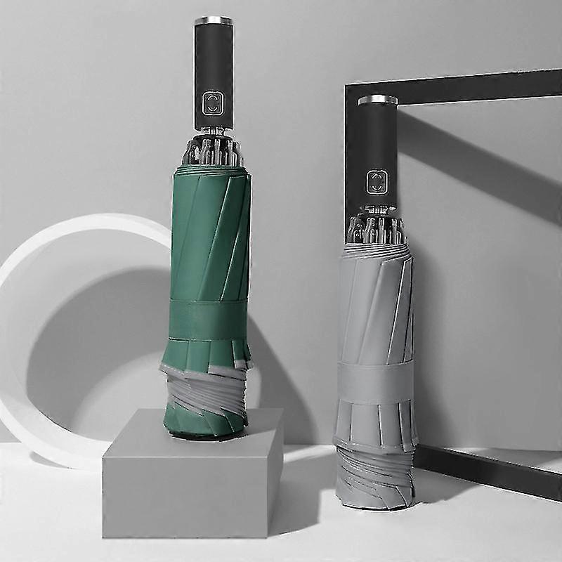 Automatic Umbrella Reverse Folding Business Umbrella With Reflective ...