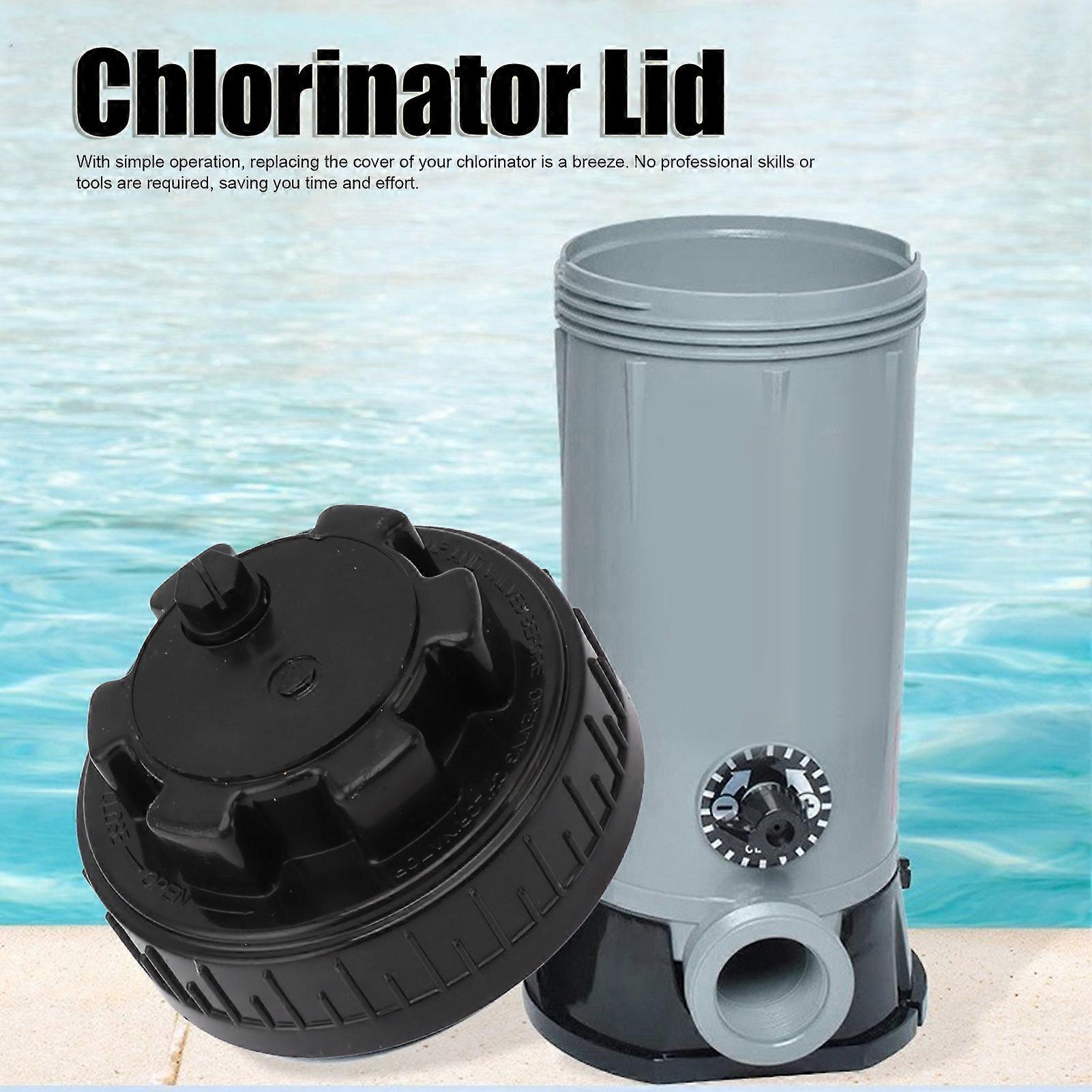 Chlorinator Cover Replacement Plastic Lid Easy Installation Tight ...