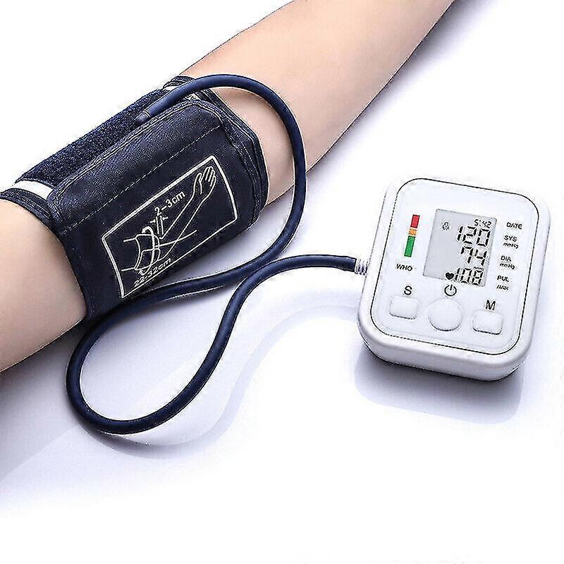 Smart Automatic Blood Pressure Monitor Upper Arm Digital BP Machine ...