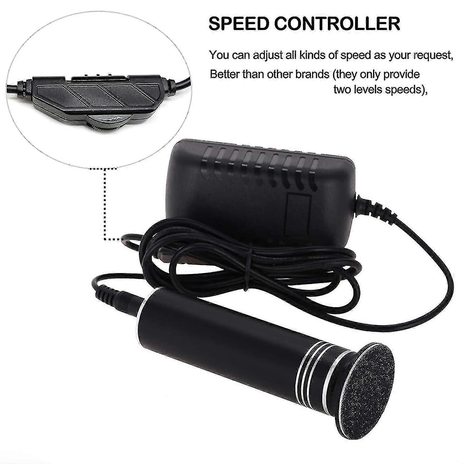 Upgraded Electric Callus Remover (speed Adjustable) With 60pcs ...