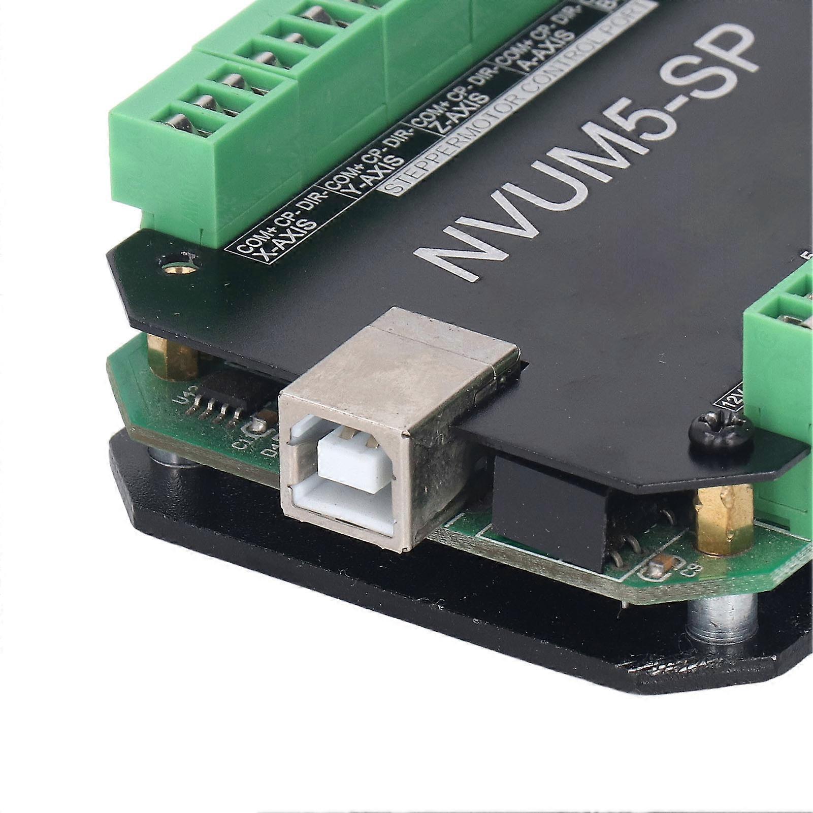 5 Axes CNC Motion Control Board USB Engraving Machine Controller Panel 10 Input 3 Output 1832V ...