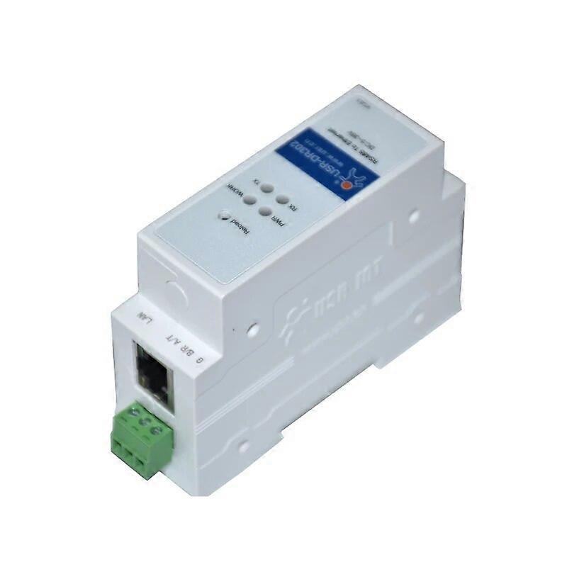 USR-DR302 Din Rail Serial RS485 to Ethernet TCP IP Server Module Ethernet Converter Modbus RTU ...