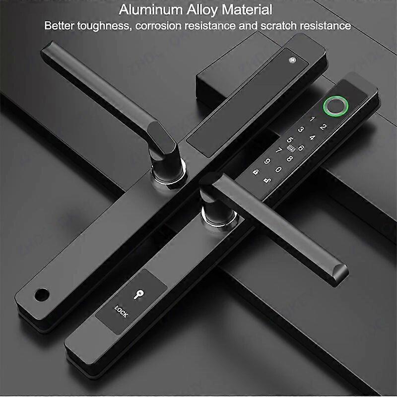3CM Width Slim Smart Door Lock TTLock Waterproof Fingerprint IC Card ...
