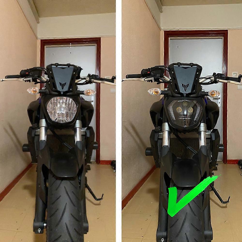 MT07 FZ07 Headlight Motorcycle Led Light LED Headlights Assembly For ...