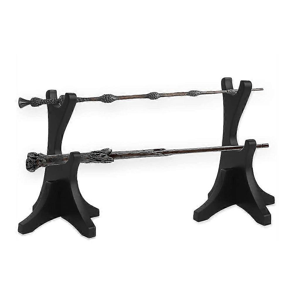 Two Tiers Wand Display Stand,wizard Wand Display Stand,wooden Wands ...