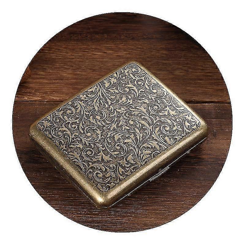 Cigarette Cases,New Bronze Coagulation Flower 20 Pack Metal Pure Copper ...