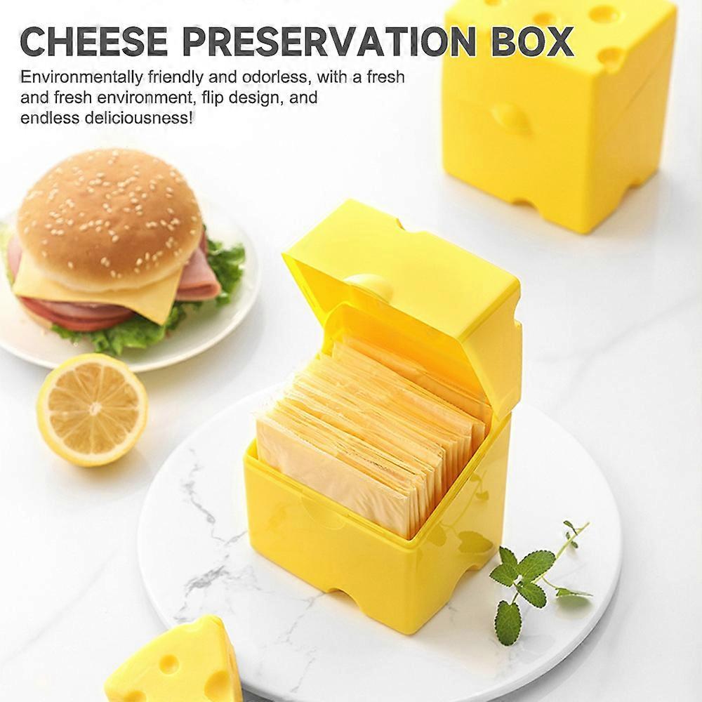 Sliced Cheese Storage Container, Cheese Slice Holder Case for ...