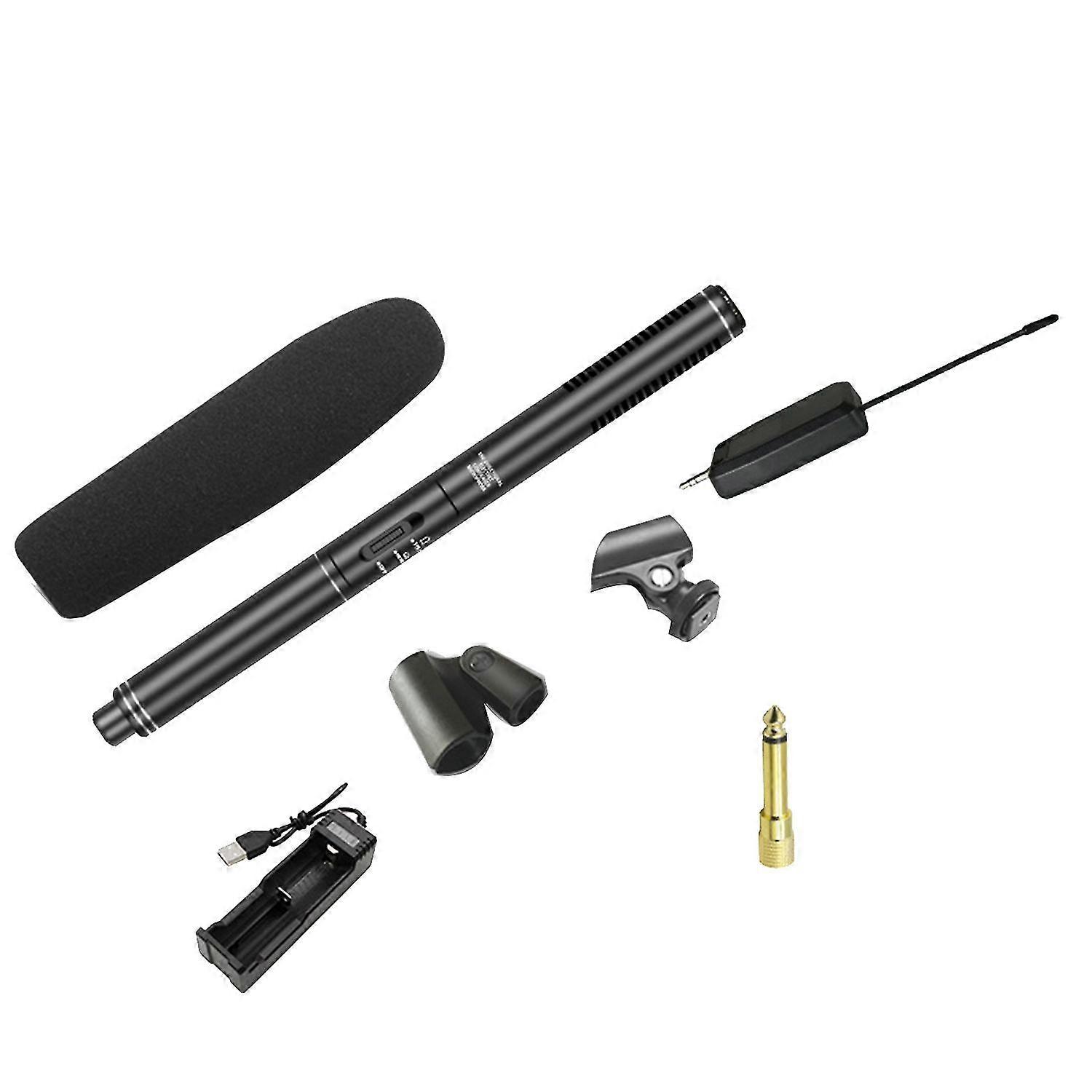 Professional Wireless Condenser Microphone Interview Recording Vlog ...