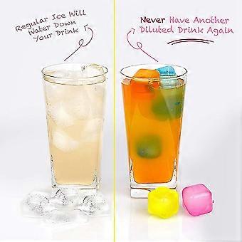 Reusable Ice Square, Refreezable Plastic Ice Square Reusable, for ...