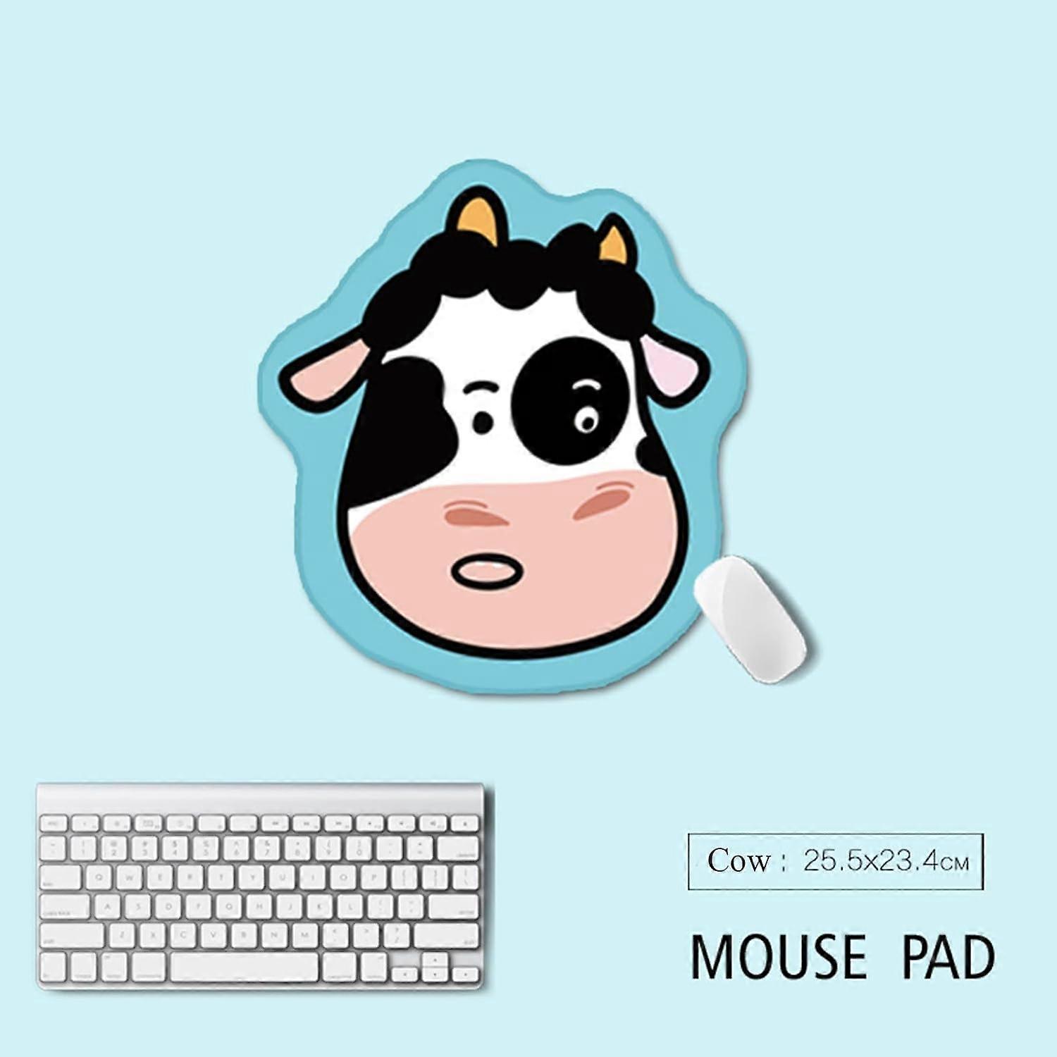 Cow Mouse Pad Cute Office Mouse Mat Cartoon Design for Computer Laptop ...