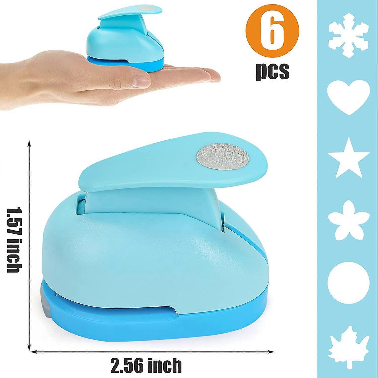 Punch Craft Set, 6PCS Hole Punch Shapes Hole Puncher for Crafts Paper ...
