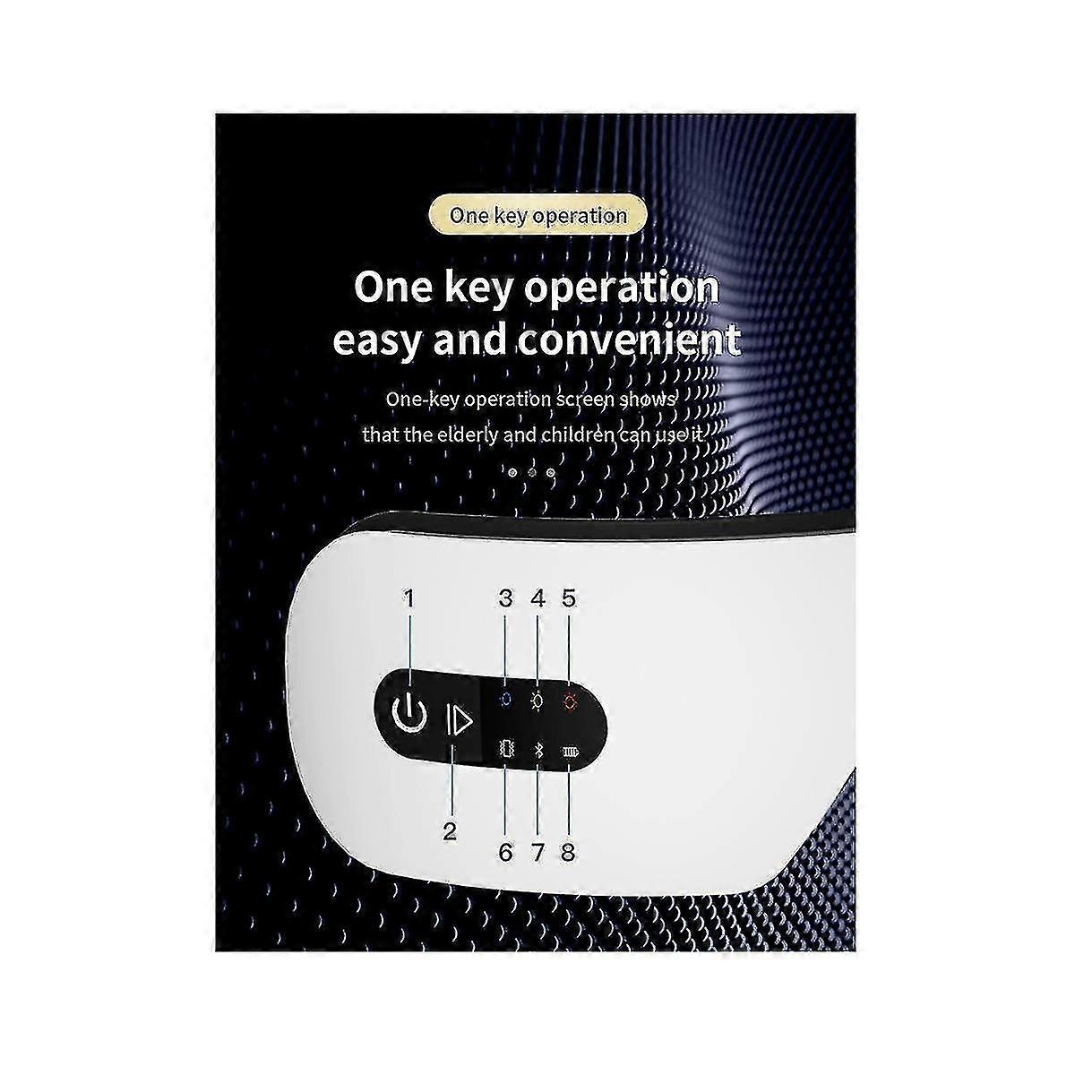 Eye Massager Vibration Massage Hot Compress Bluetooth Music Eye ...