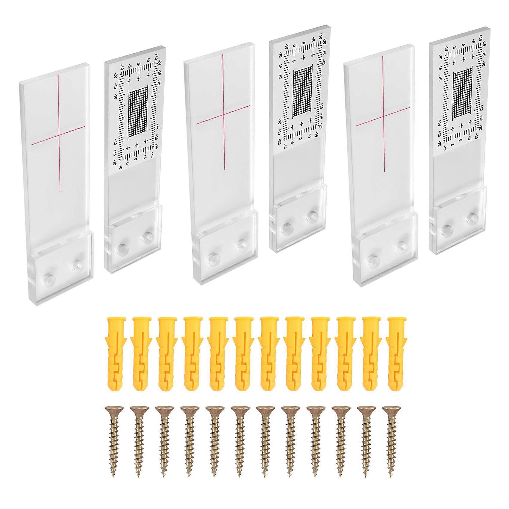 Crack Monitoring Record, 3Pcs Crack Measurement Tool, Crack Width Gauge ...