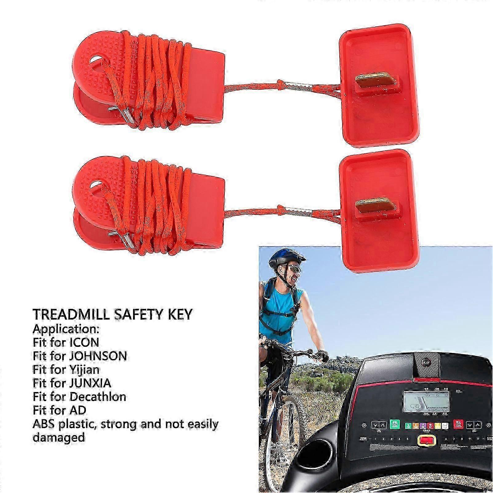 2PCS Treadmill Safety Key Emergency Stop Switch Exercise Running ...