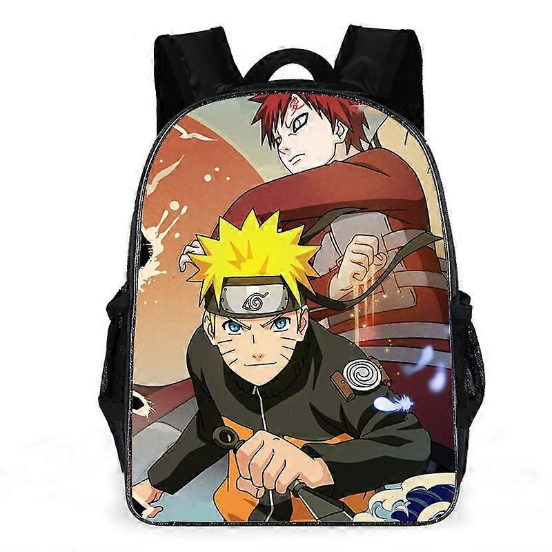 Naruto Anime Backpack for Kids, Sasuke and Naruto Themed School Bag ...