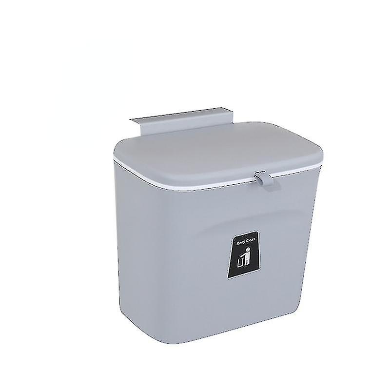 High Capacity Wall Mounted Trash Can Bin With Lid Waste Bin Kitchen ...
