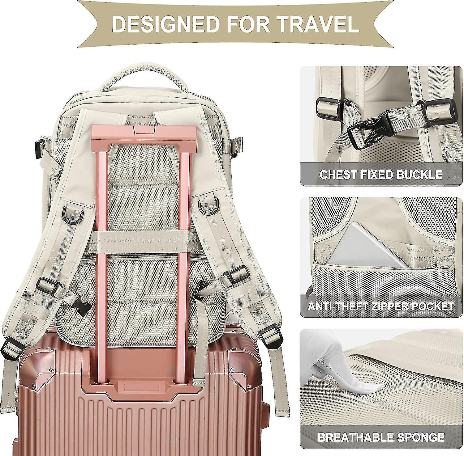 Large Travel Backpack Women, Carry On Backpack,hiking Backpack ...