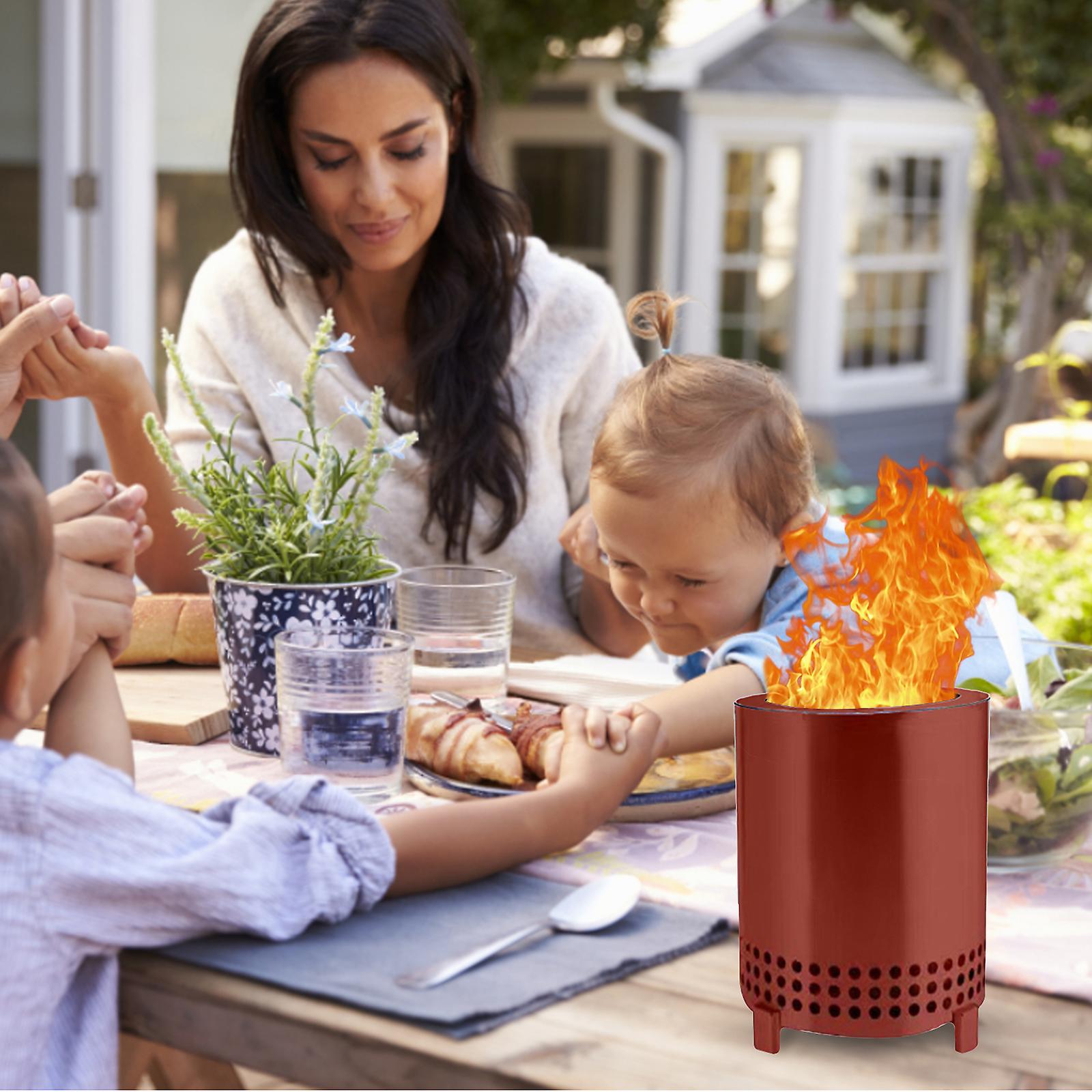 100% New Indoor Outdoor Table Fire Pit, Table Fireplace, Table ...