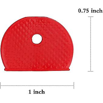 32 Pcs Key Caps Universal Rubber Half Round Key Caps Easy Identifying ...