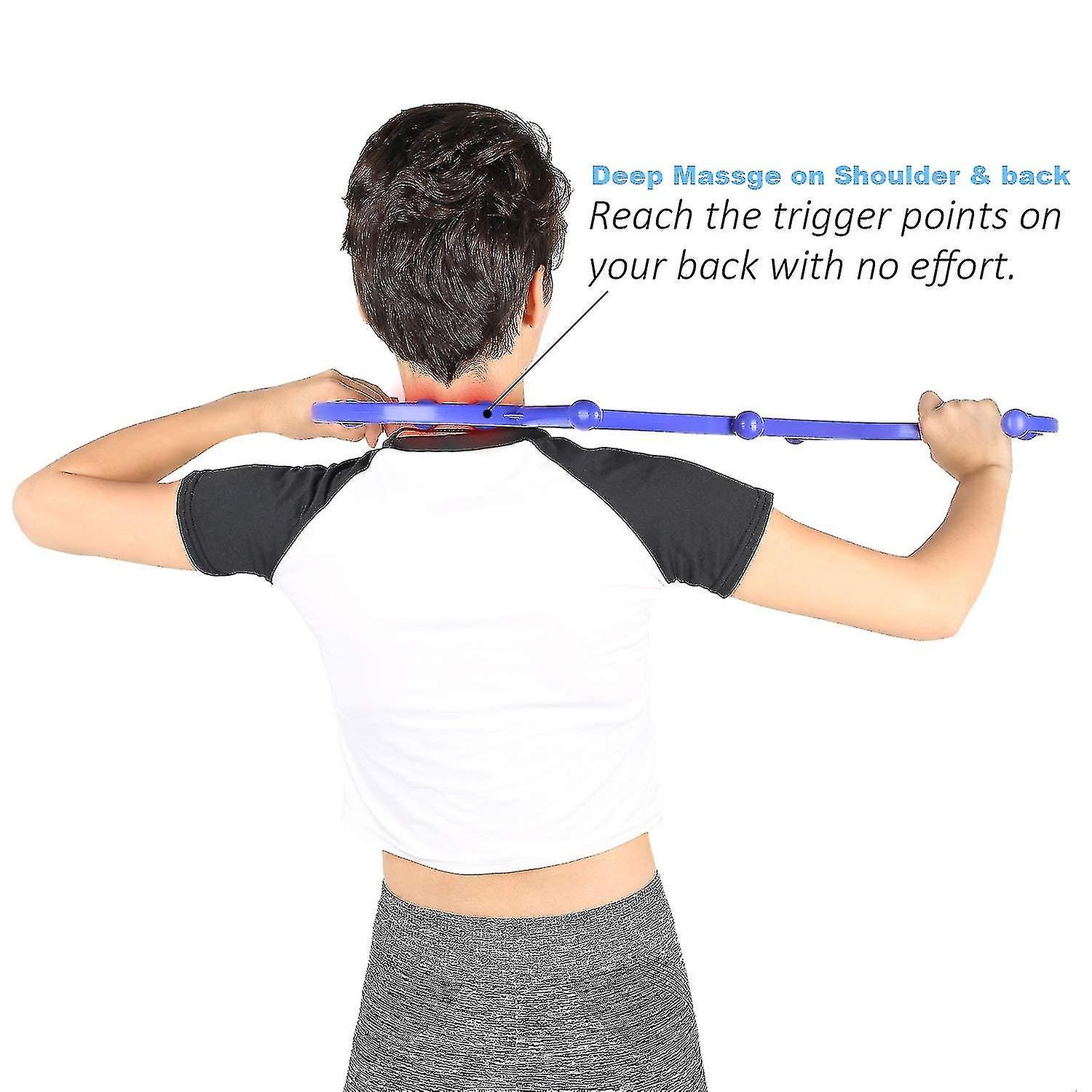 Trigger Point Massager - Therapy Cozy Massage Tool For Self Lower Back ...