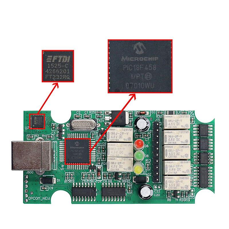 Opcom V5 For Opel Flash Firmware Update Car Diagnostic Cable For Opel ...
