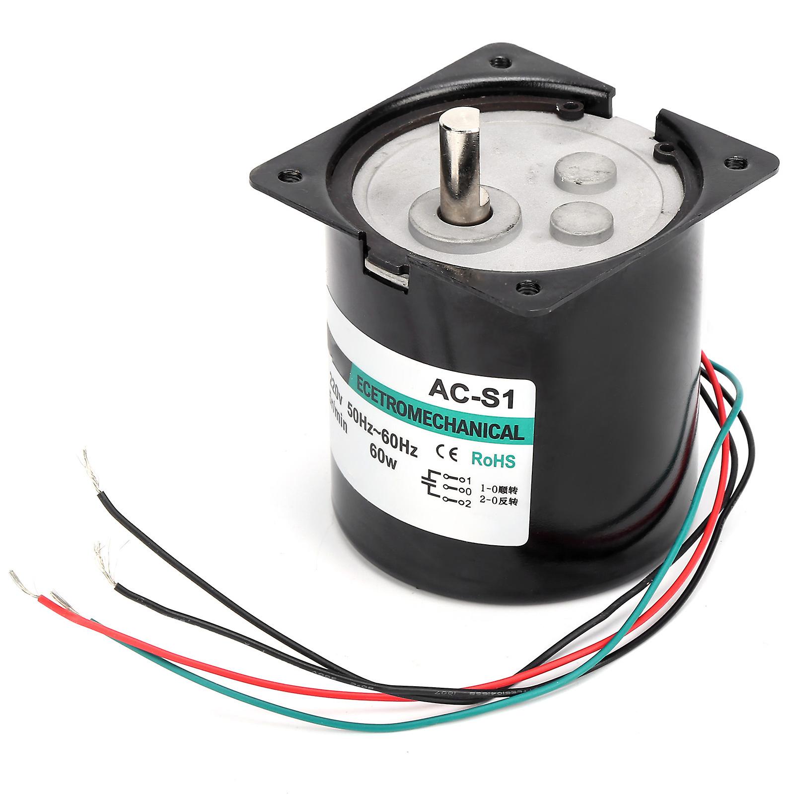 60W AC Synchronous Motor XD80KTYZ, 5rpm/min, 220V, Eccentric Shaft ...