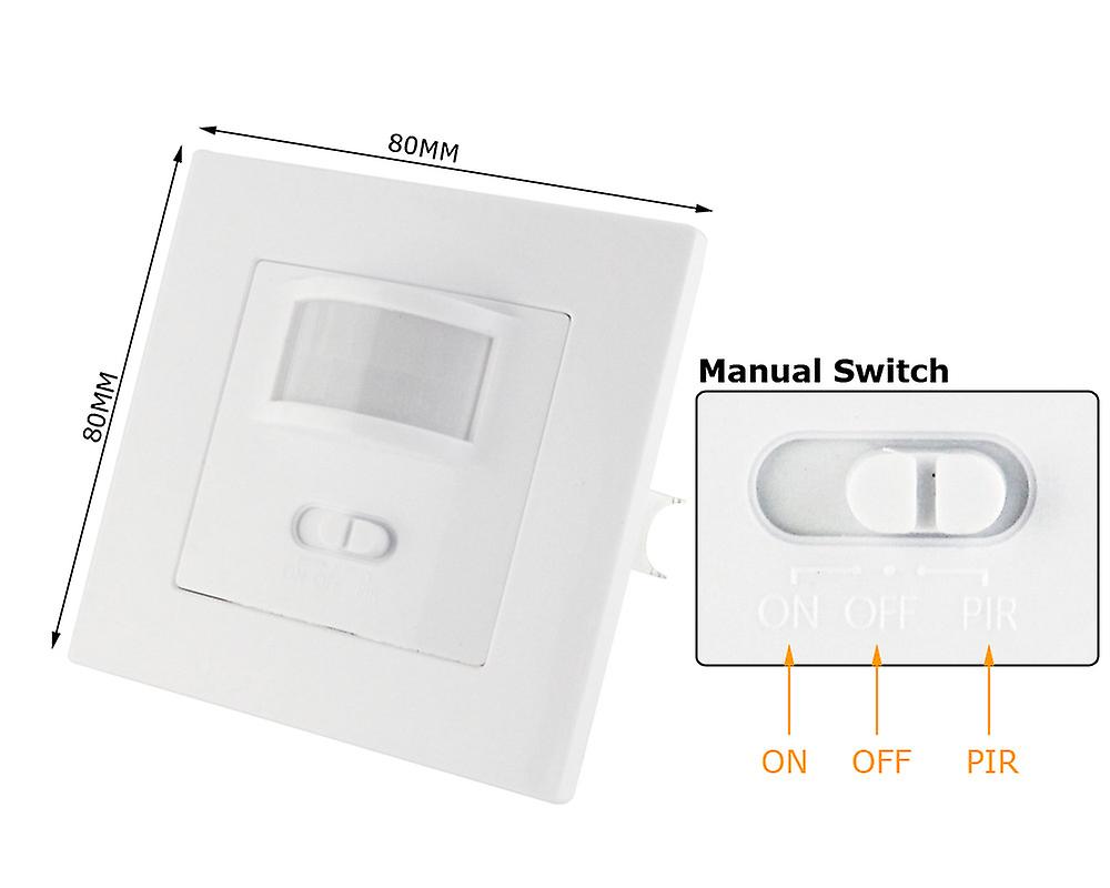 Motion Sensor Light Switch, in-Wall Ordinary On/Off and Infrared Switch ...