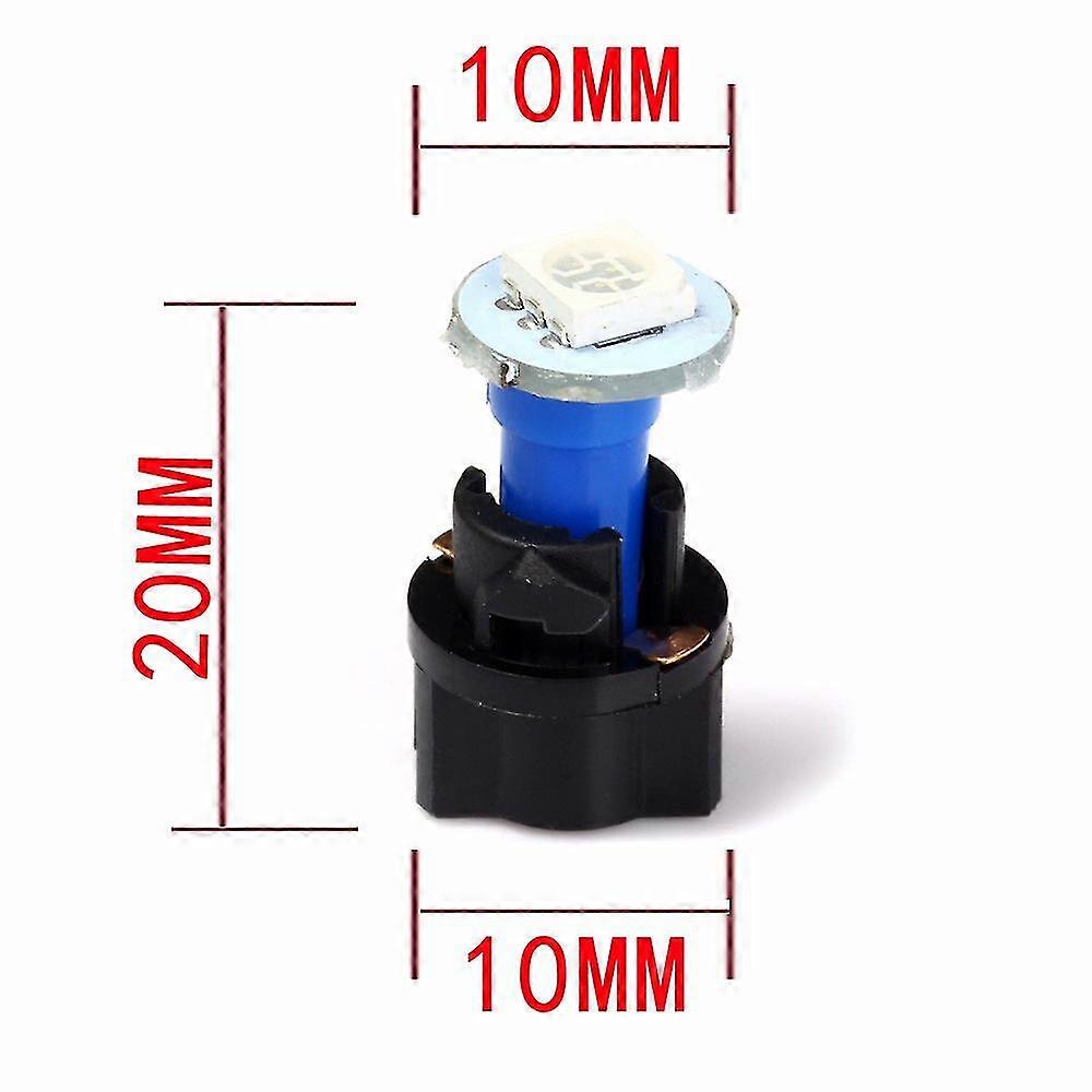 Car Auto PC74 T5 LED Twist Socket Instrument Panel Cluster Plug Dash ...
