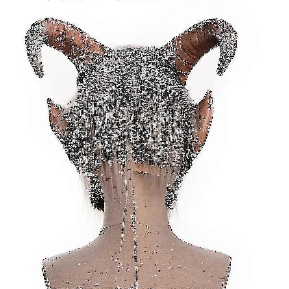 Lucifer Face Mask Devil Cosplay Masks Anime Halloween Demon Latex ...