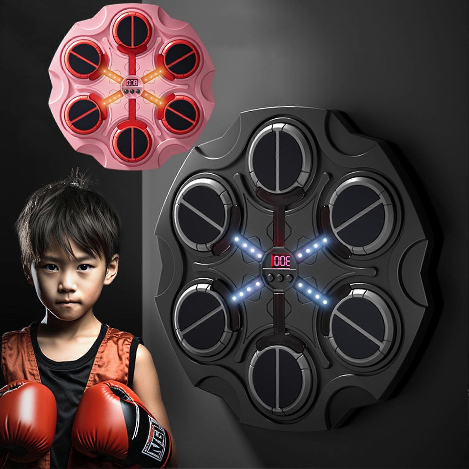 Music Boxing Machine for Kids 3 Speed Smart Wall Punch Boxing Bags Home ...