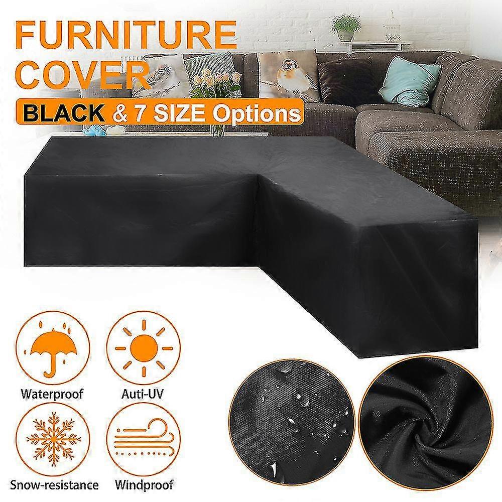 12 Size L Shape All-purpose Covers Waterproof Rattan Corner Furniture ...