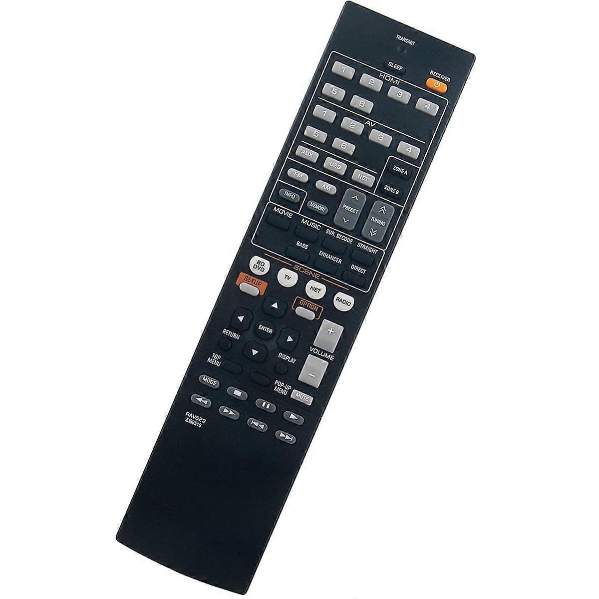 Remote Control Replacement RAV522 for AV Receiver RX-V477 RX-V577 RX-V477BL RX-V577BL RXV477 ...