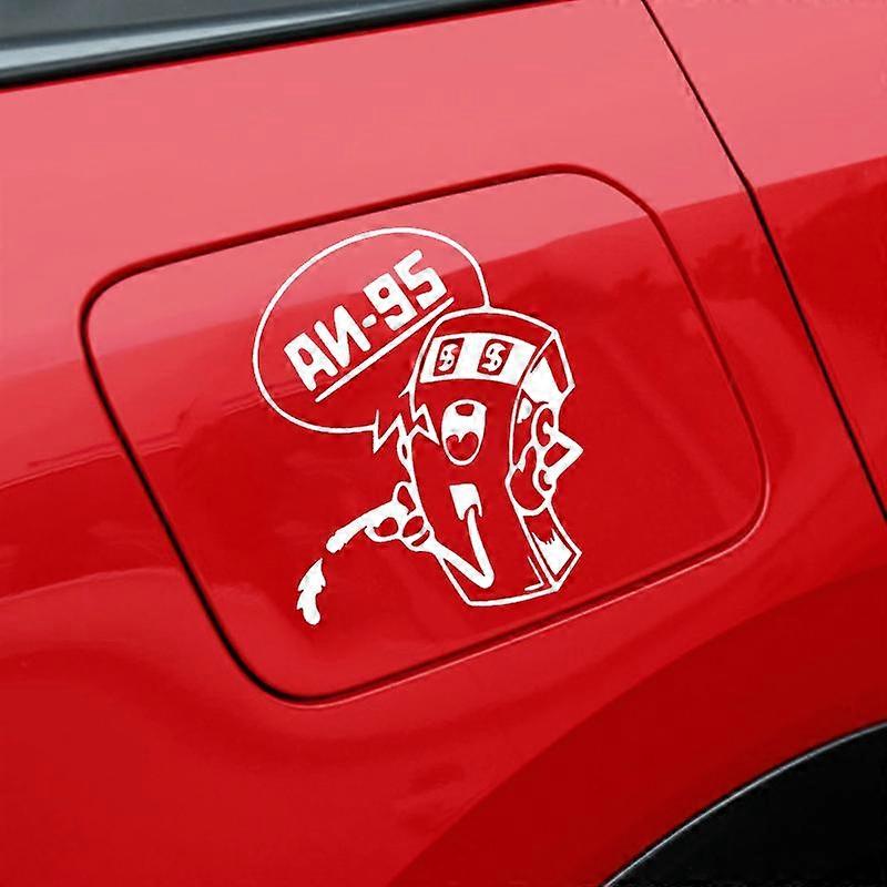 Die-Cut Vinyl Decal Funny Fuel Tank Car Sticker Car Sticker Waterproof ...