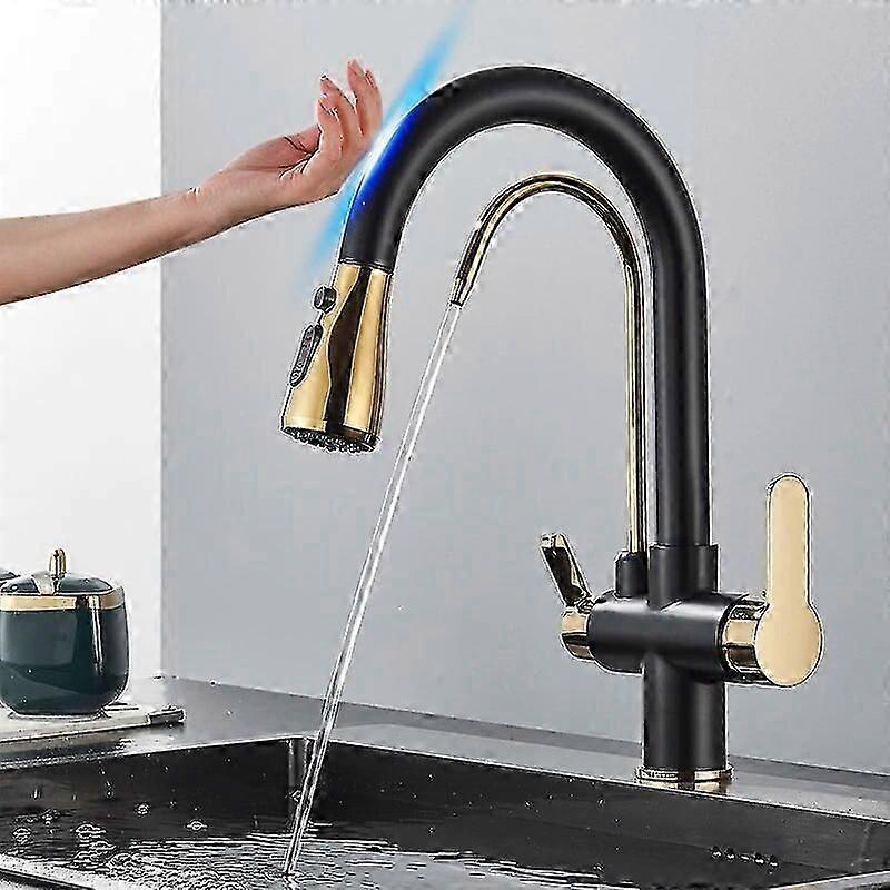 Smart Sensor Pure Water Kitchen Faucet 2 Model Spout Taps Deck Mount ...