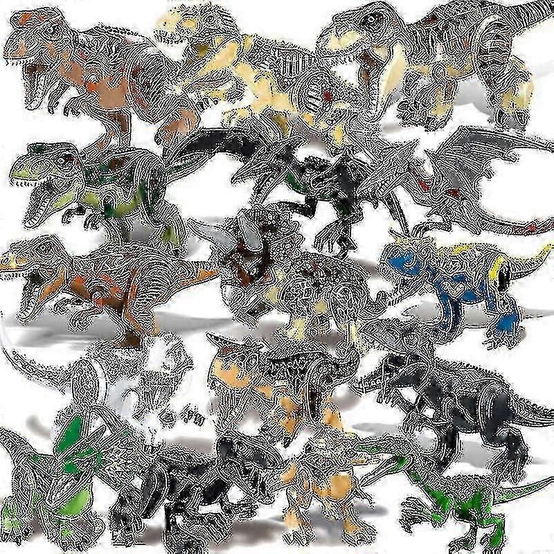 1piece Jurassic Big Size Dinosaur Building Blocks T-rex Quetzalcoatlus ...