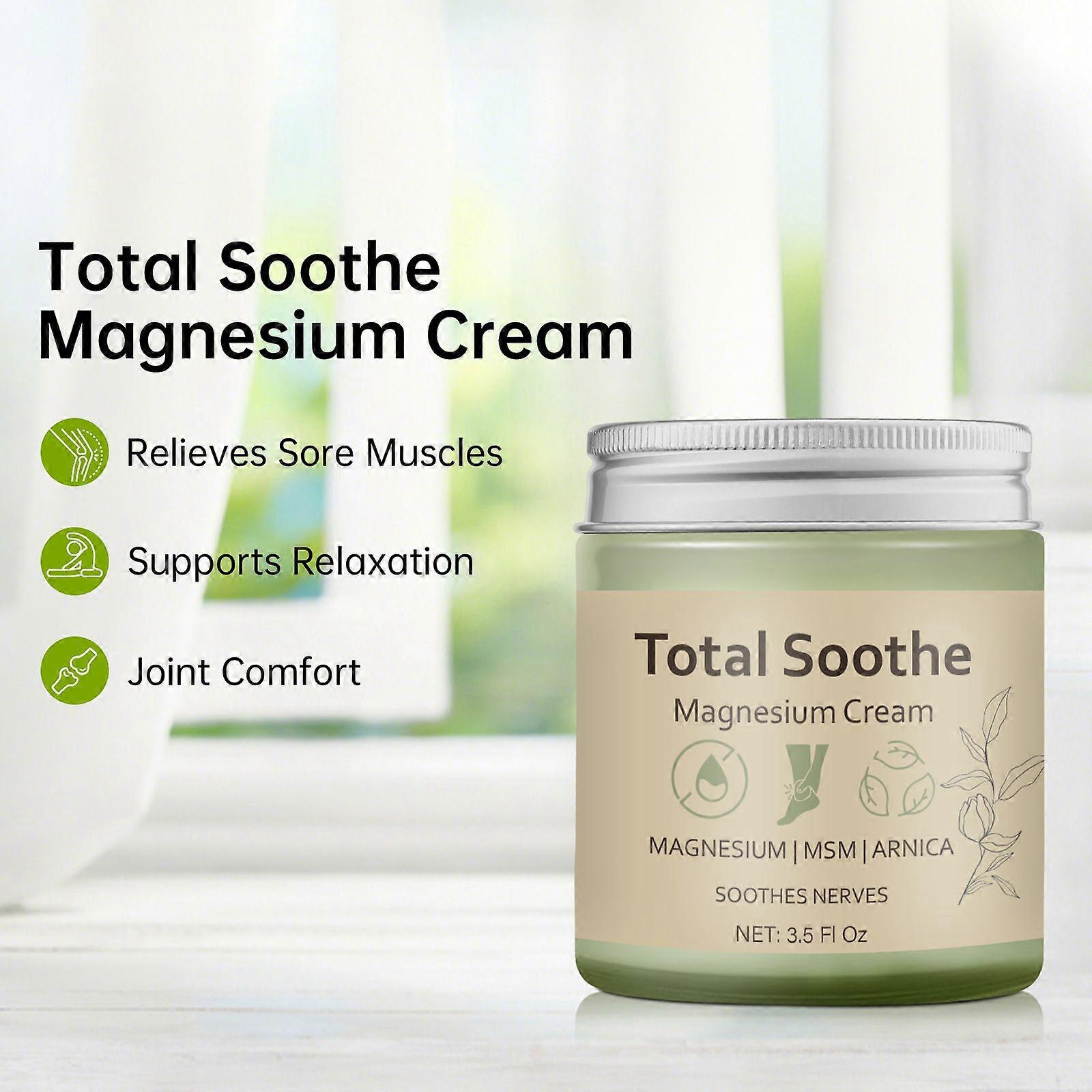 Total Soothe Magnesium Cream - Joint Relief Cream with Mineral Delivery ...