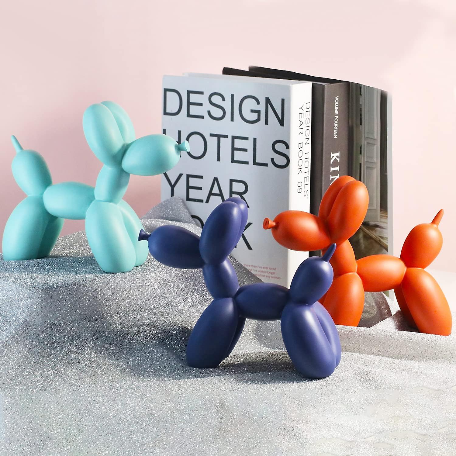 2024 Balloon Dog Sculpture, Resin Creative Cute Animal Craft Statue ...