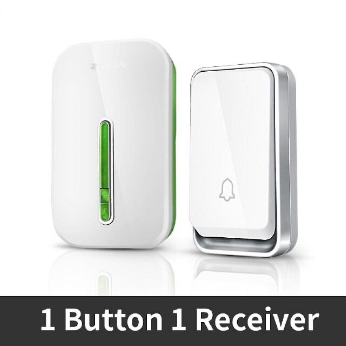 Wireless Home Remote Control Door Bell Est.(white)
