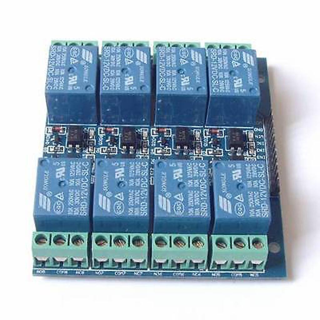 8 Channel Relay Module Optocoupler Isolated Relay 12v 10a Opto Relay ...