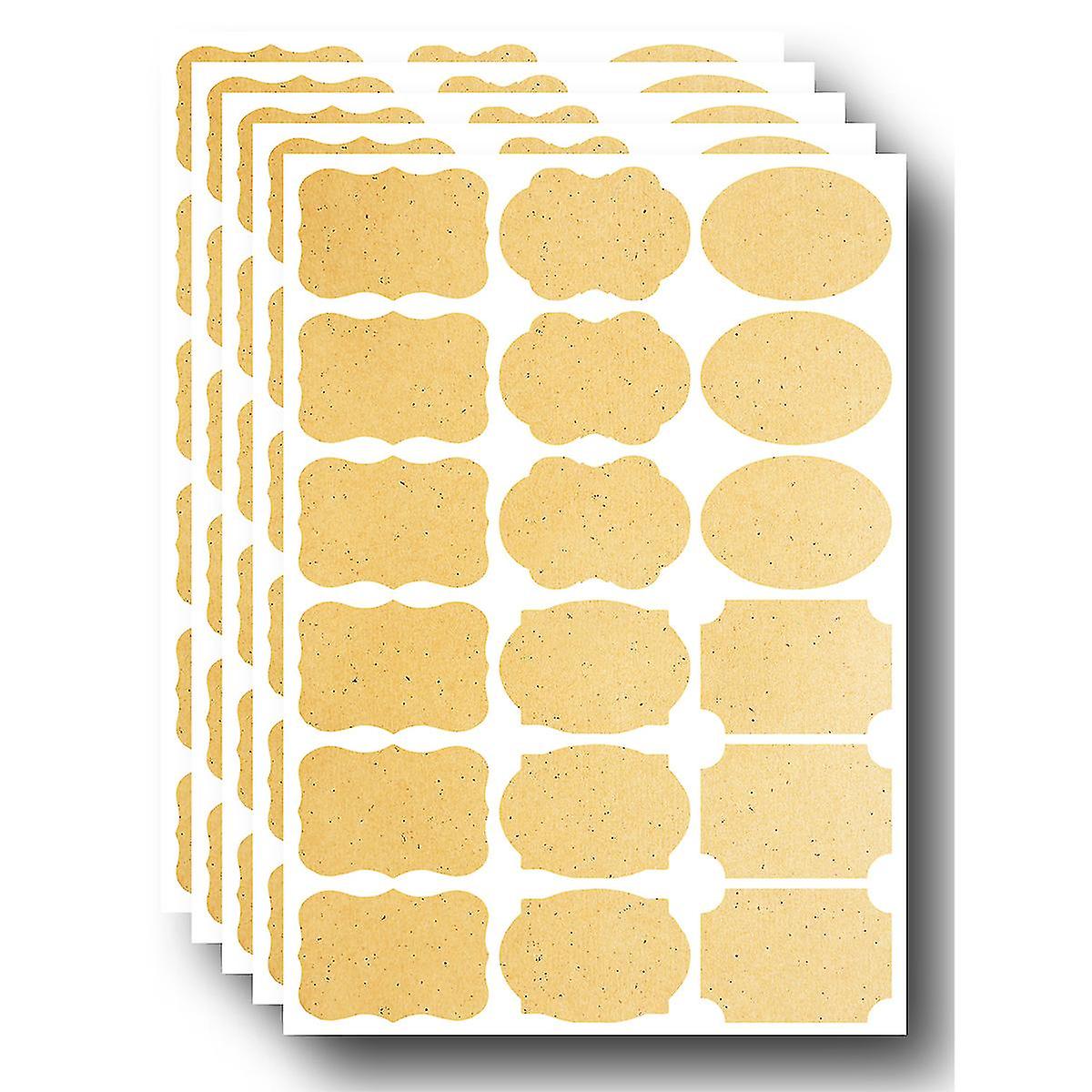 Dissolvable Canning Labels, Water/oil/tear Resistant Labels For Kitchen ...