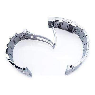 Strapcode watch bracelet 22mm super 3d oyster 316l stainless steel ...