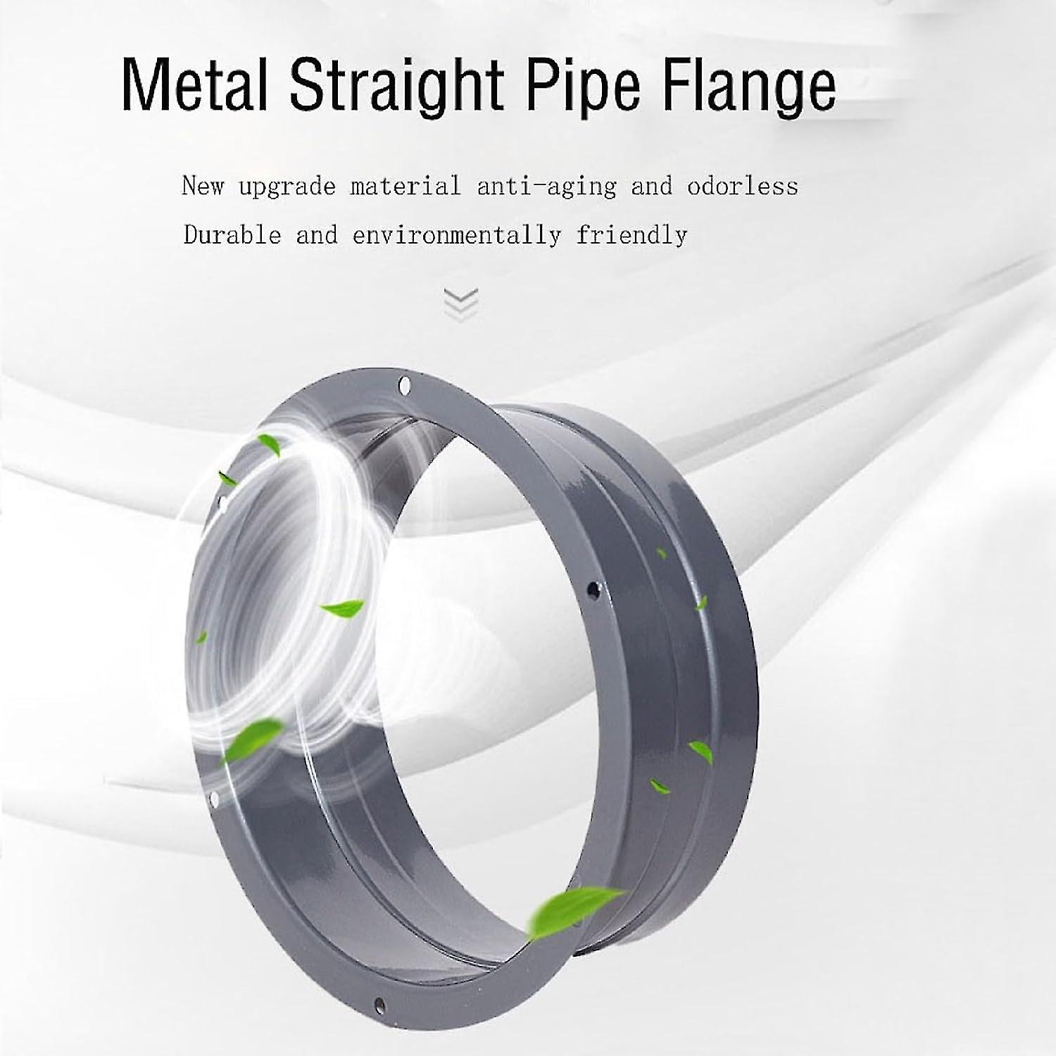 Flange Connector, 6Inch Duct Connector Flange Inlet Fitting Metal ...