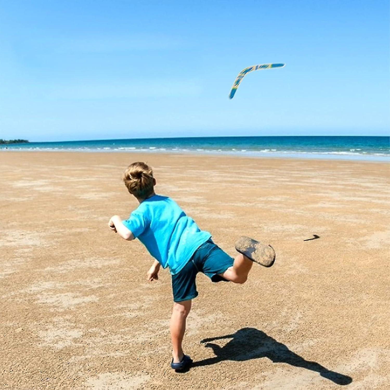 Boomerang For Kids 2 Pack, Australia Style Wooden Handmade Boomerangs ...