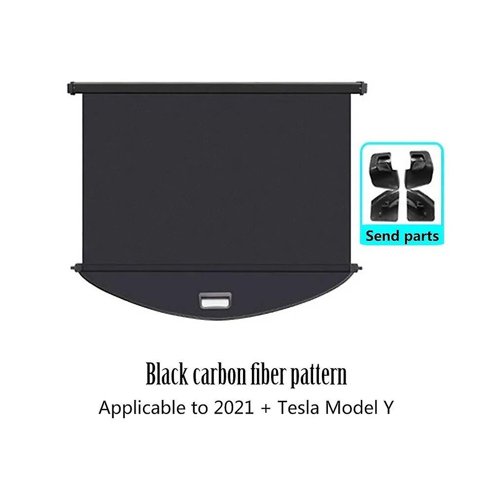 For Tesla Model Y Trunk Cargo Cover Rear Rack Privacy Security Shield ...
