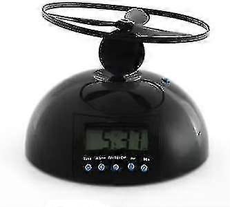 Novelty Digital Led Alarm Clock Gadget Run Away Flying/rolling ...