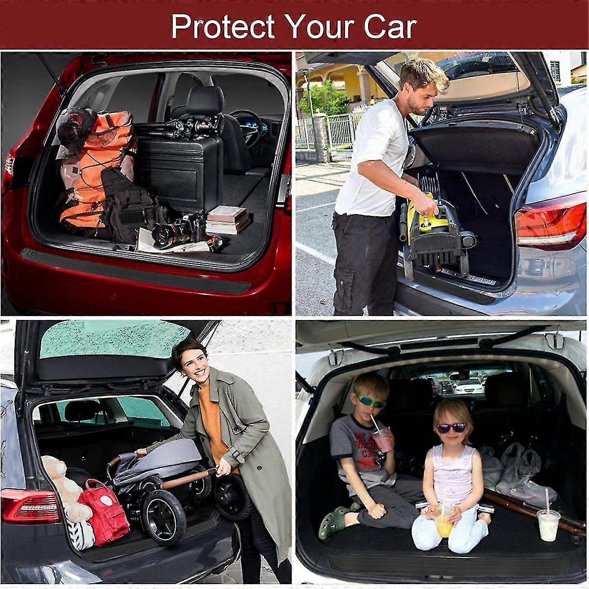 Car Rear Bumper Protector, Universal Flexible Bumper Guard Protector ...