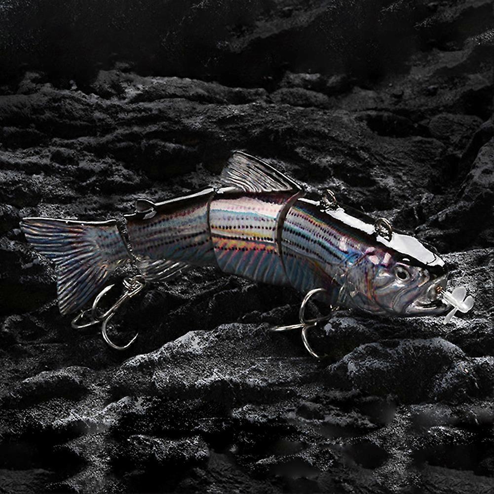 Robotic Automatic Swimming Lure Rechargeable Led Light Multi Jointed ...