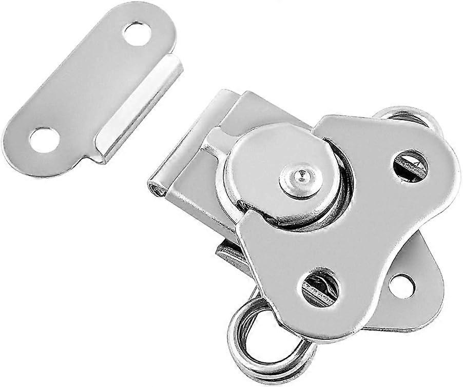 Stainless Steel Twist Latch, 2" x 1-1/2" Latches with Keeper and Spring ...