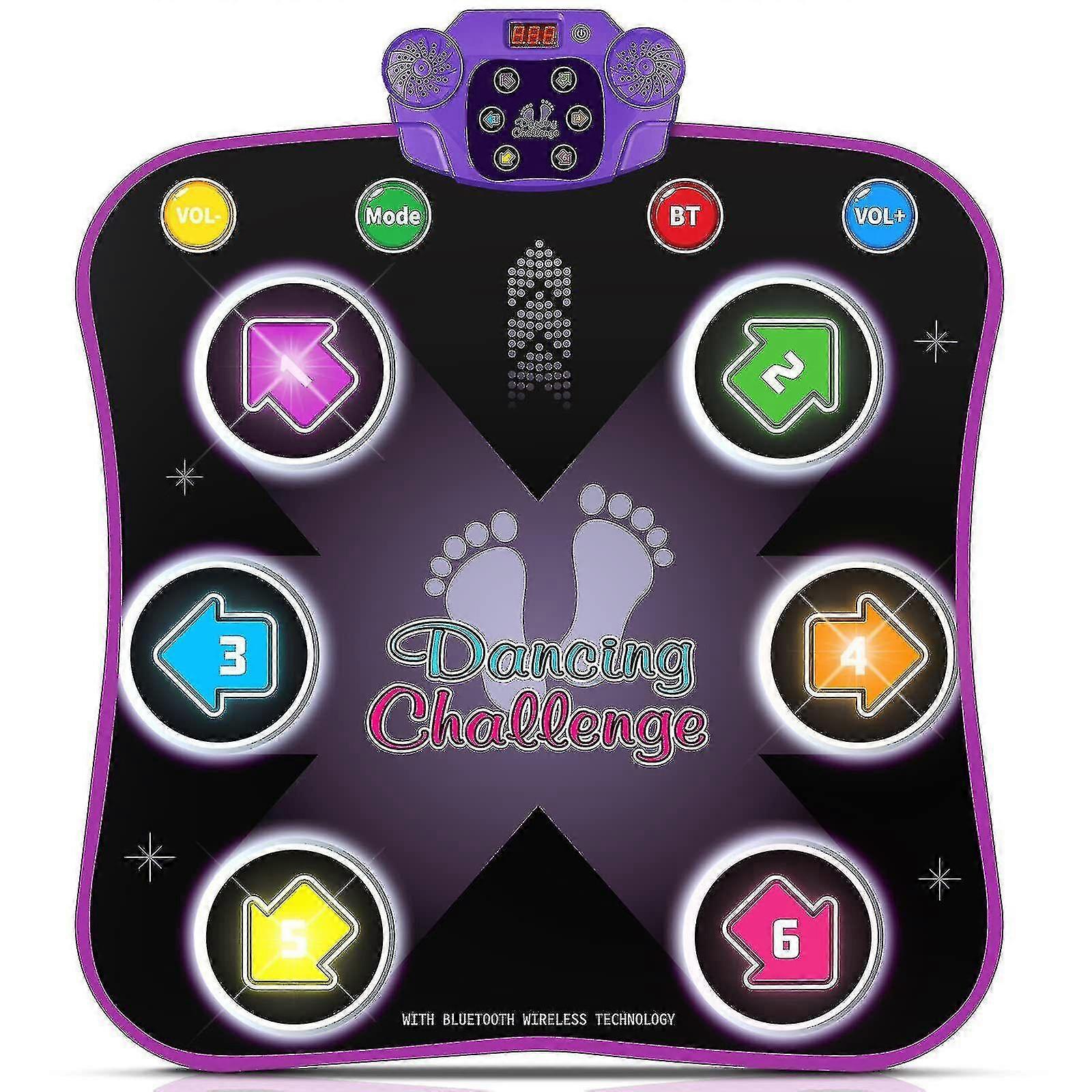 Kids Dance Mat For 3 4 5 6 7 8 9 10+ Year Old With Bluetooth, Music ...